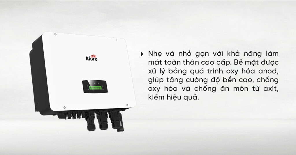 Biến tần hybrid 3 pha 3-12kw plus series - Afore - Solar SGX